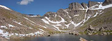 Backpack – Abyss Lake is nestled in a high glacial cirque between Mt ...