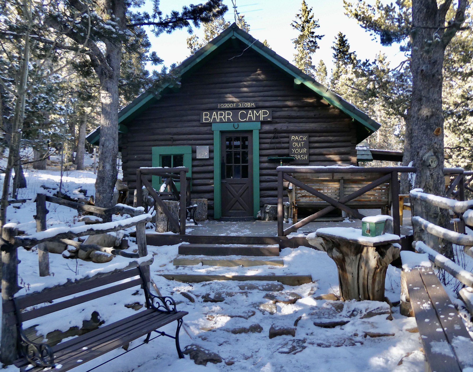 Hiking – Barr Camp via Barr Trail — The Colorado Mountain Club
