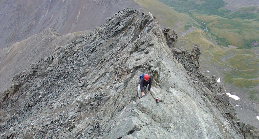 Scramble – Kelso Ridge to Torrey Peak and Grays Peak, class 3 scramble ...