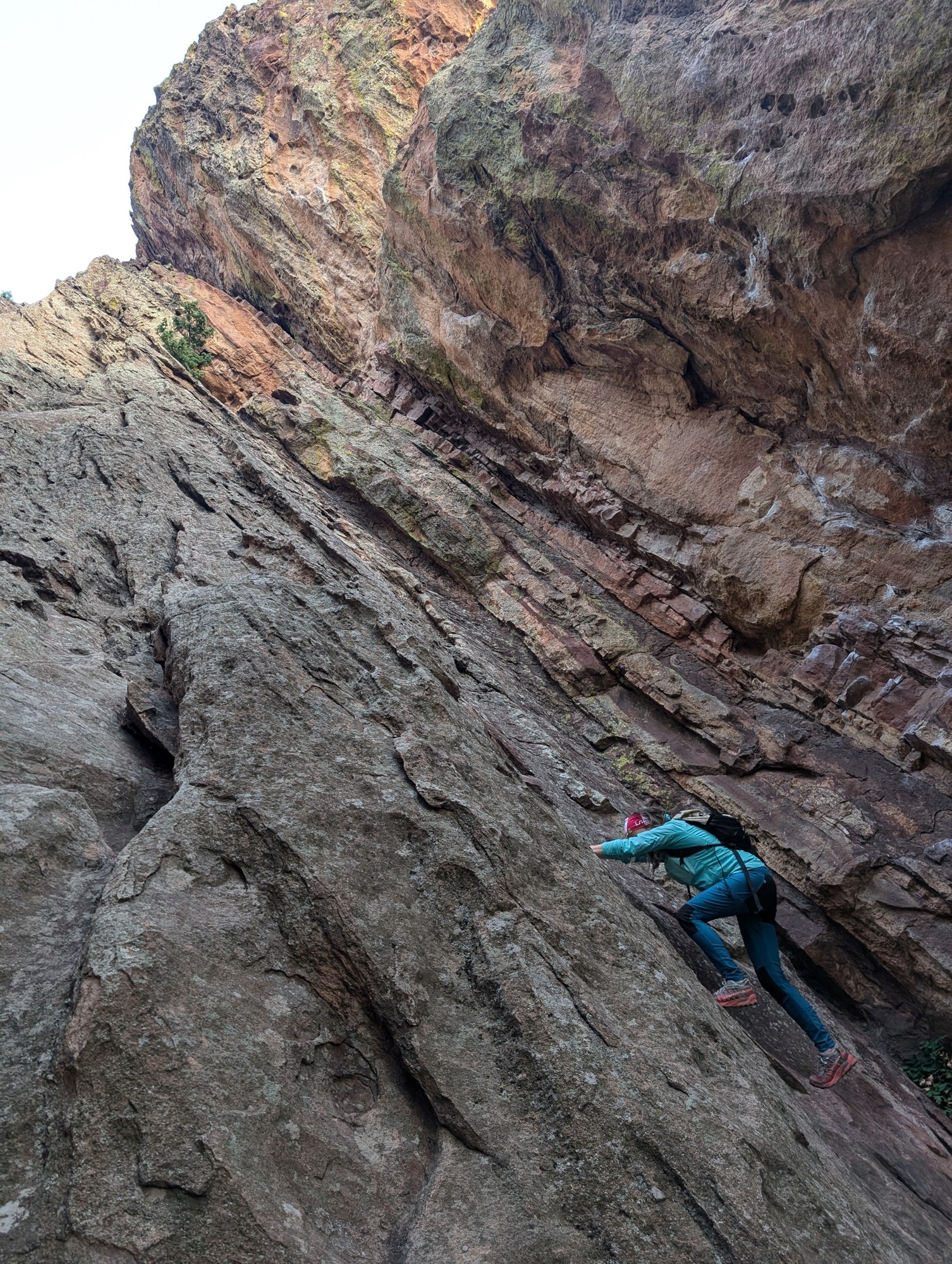 Scramble – Mallory Cave Trail (4th class slab) and surrounding area ...