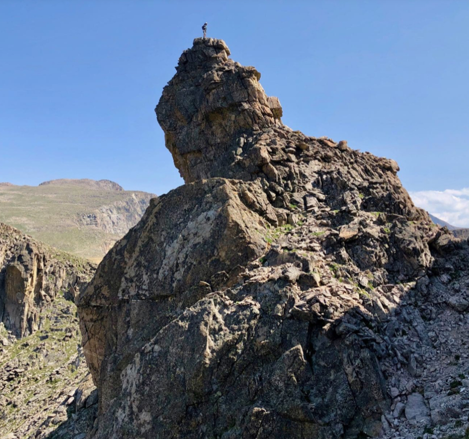 Scramble – Tamina peak (12430 feet) and the Cleaver (12000 feet), class ...