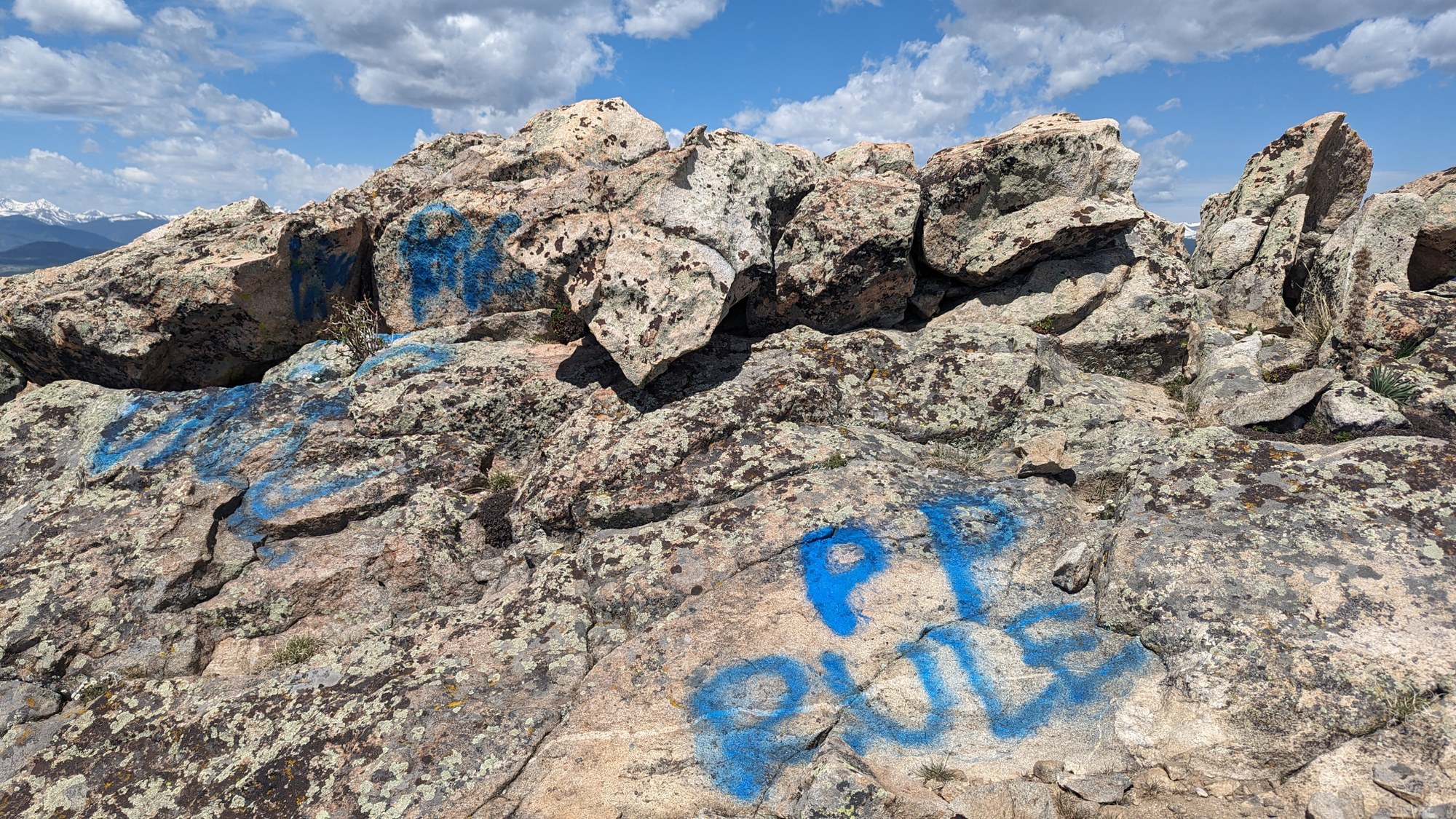 Scramble – Tremont Mountain ridge scramble and graffiti removal project ...