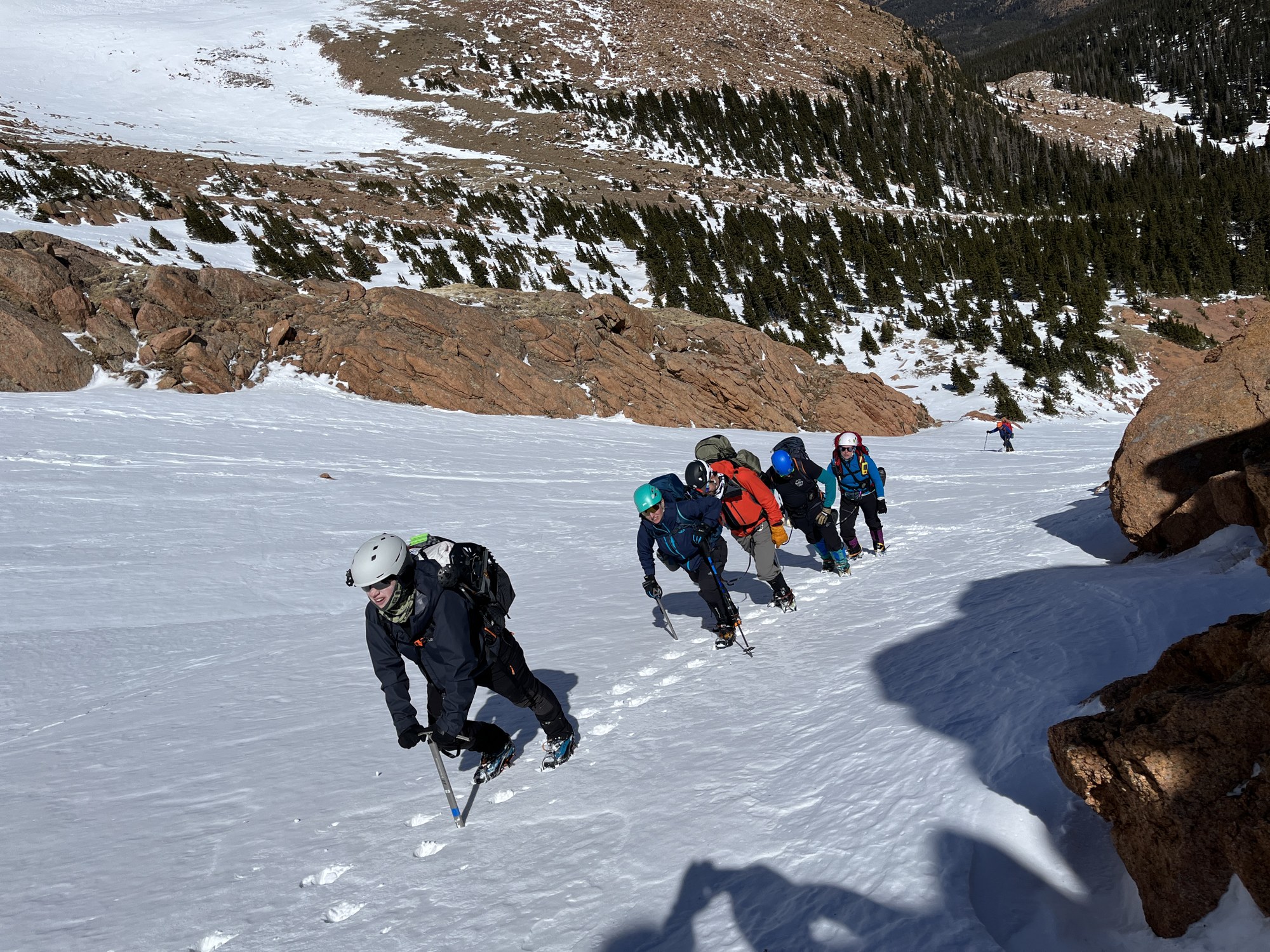 PPG BMS - Advanced Snow Climbing Field Day #2 – Pikes Peak - Glen Cove ...