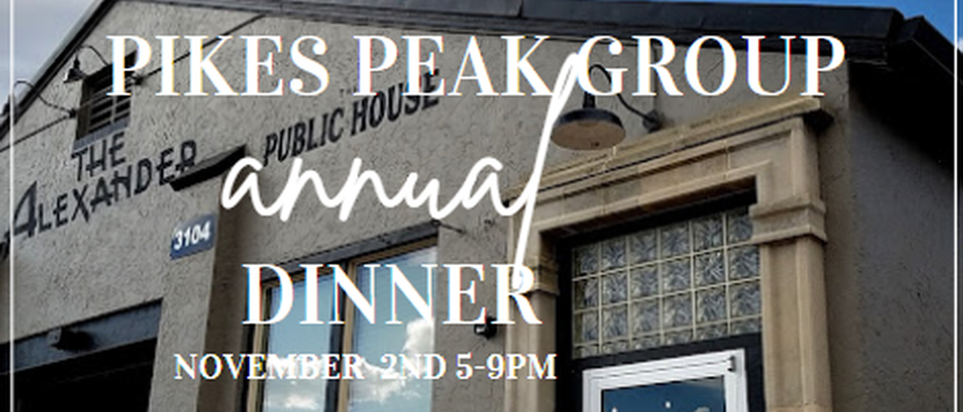 PPG Annual Dinner — The Colorado Mountain Club